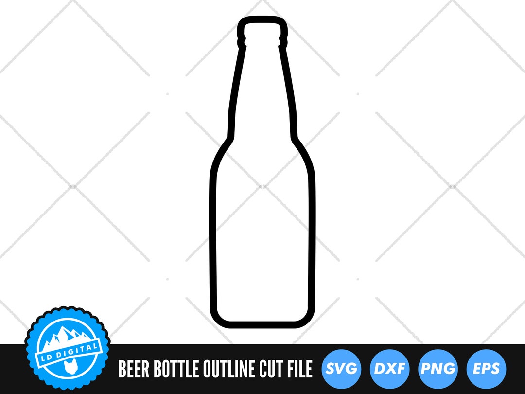 Beer Bottle SVG Files | Beer Bottle Cut Files | Soda Bottle Vector ...