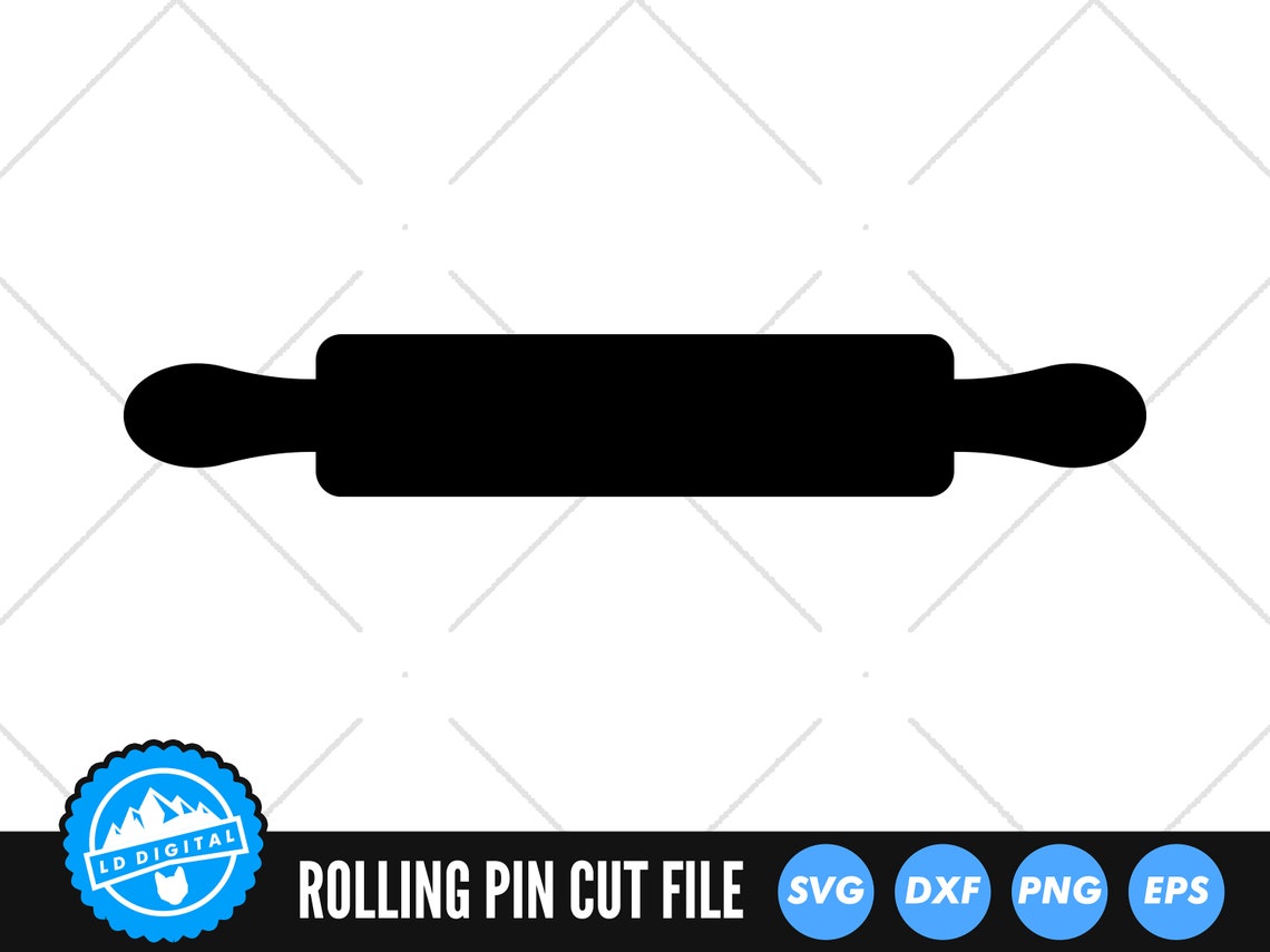 Rolling Pin SVG Files | Baking Utensils Cut Files | Rolling Pin ...