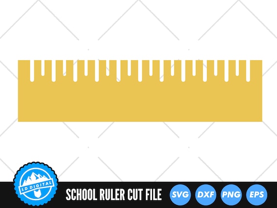 Ruler SVG Files School Ruler Cut Files Back to School - Etsy Finland