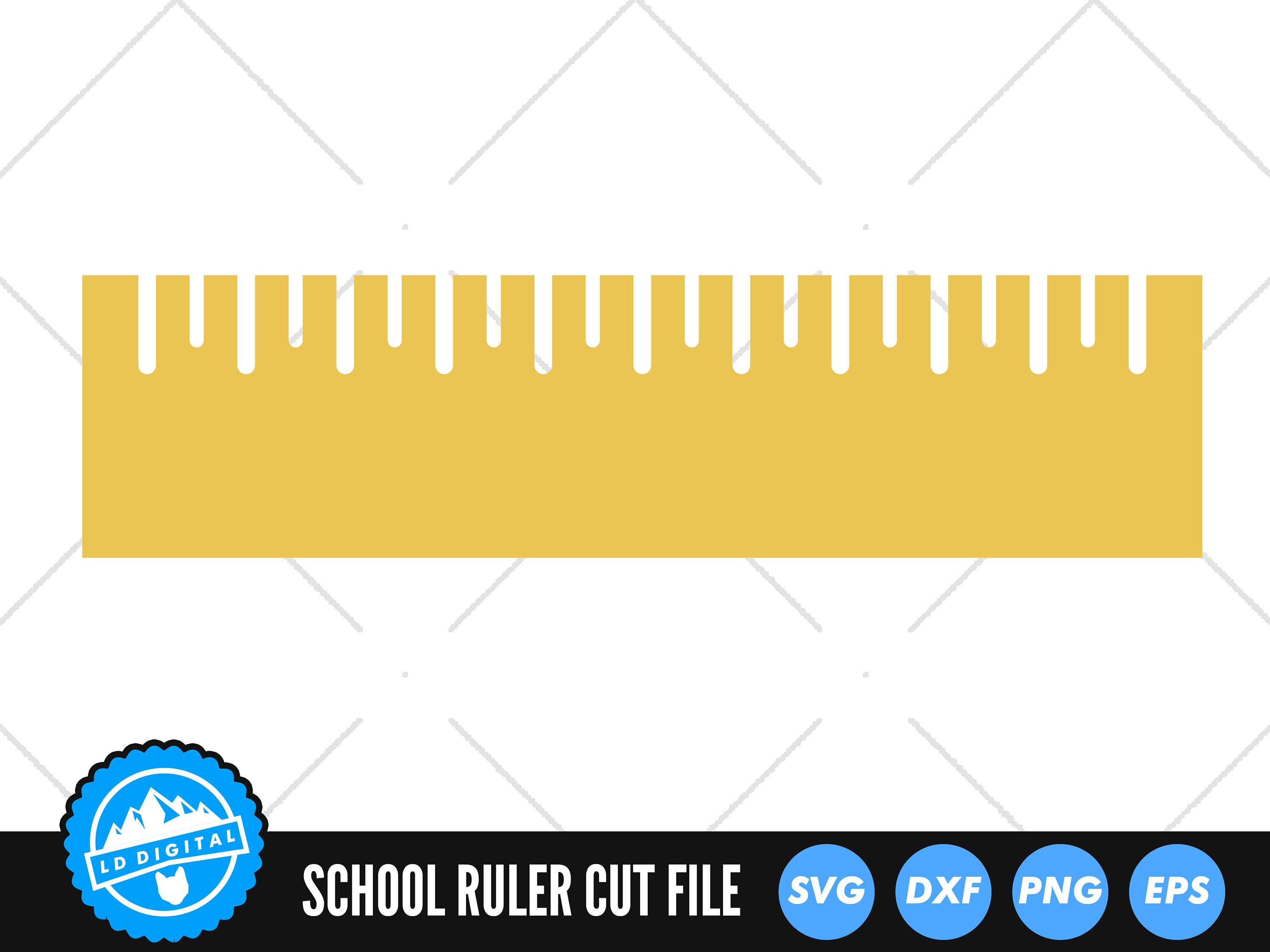 Ruler SVG Files School Ruler Cut Files Back to School - Etsy Canada