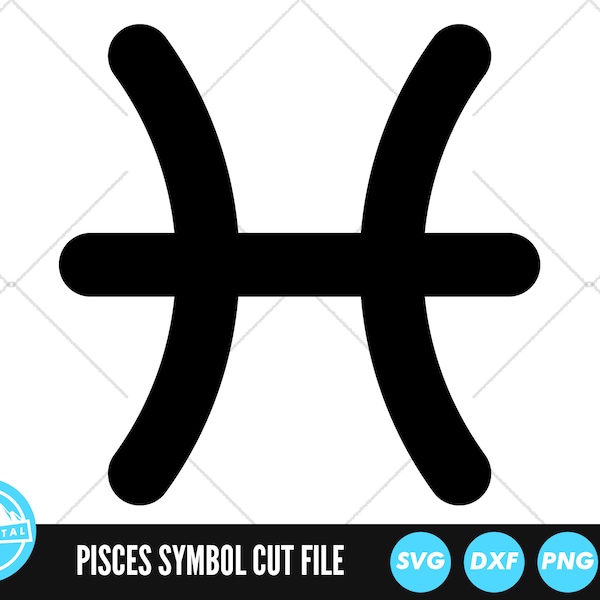 Cricut Pisces Symbol - Etsy