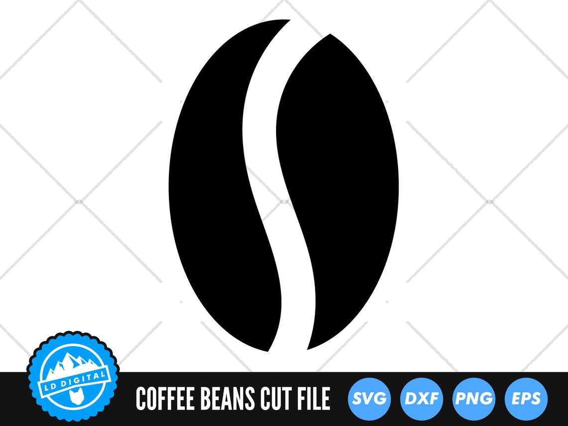 Coffee Beans SVG Files | Coffee Beans Cut Files | Coffee Bean ...