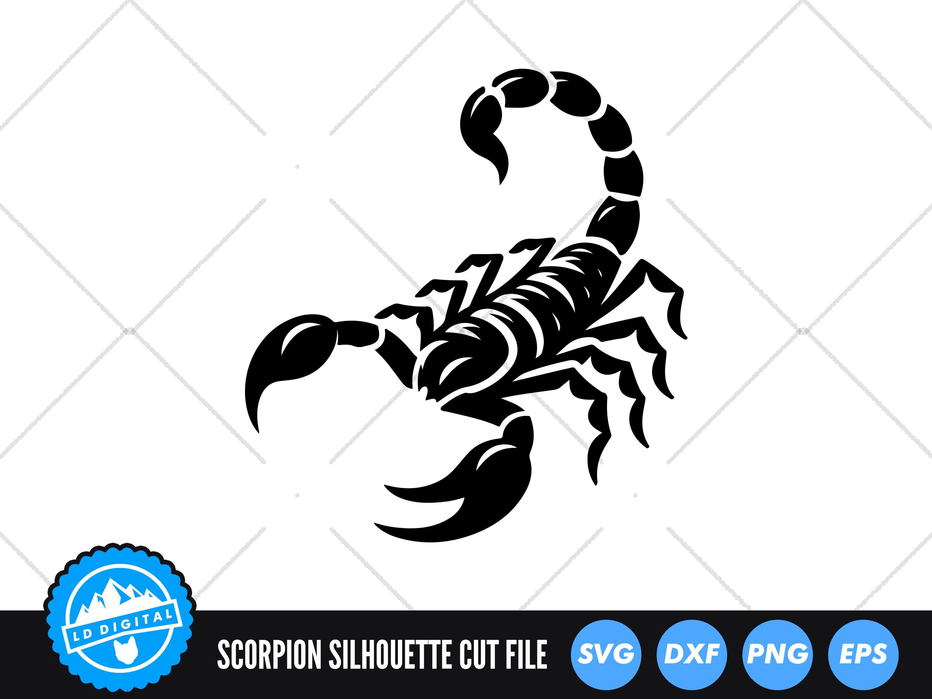 Scorpion SVG Files | Scorpio Cut Files | Animal Vector | Scorpio SVG ...