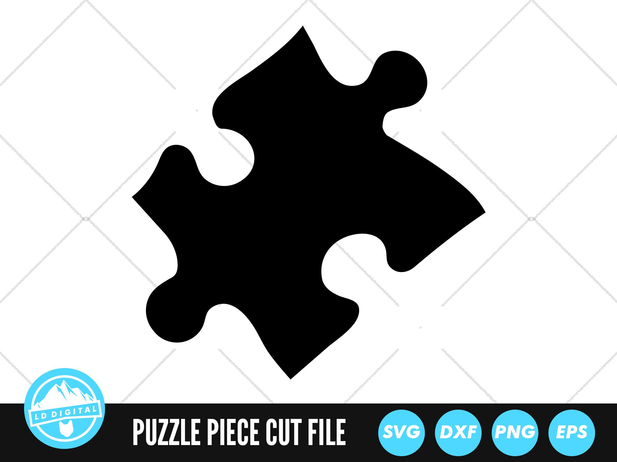 Puzzle Piece SVG Files | Jigsaw Piece Cut Files | Puzzle Pieces Vector ...
