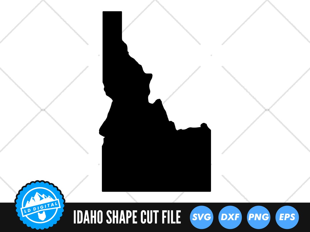 Idaho State SVG Files | Idaho Silhouette Cut Files | United States of ...