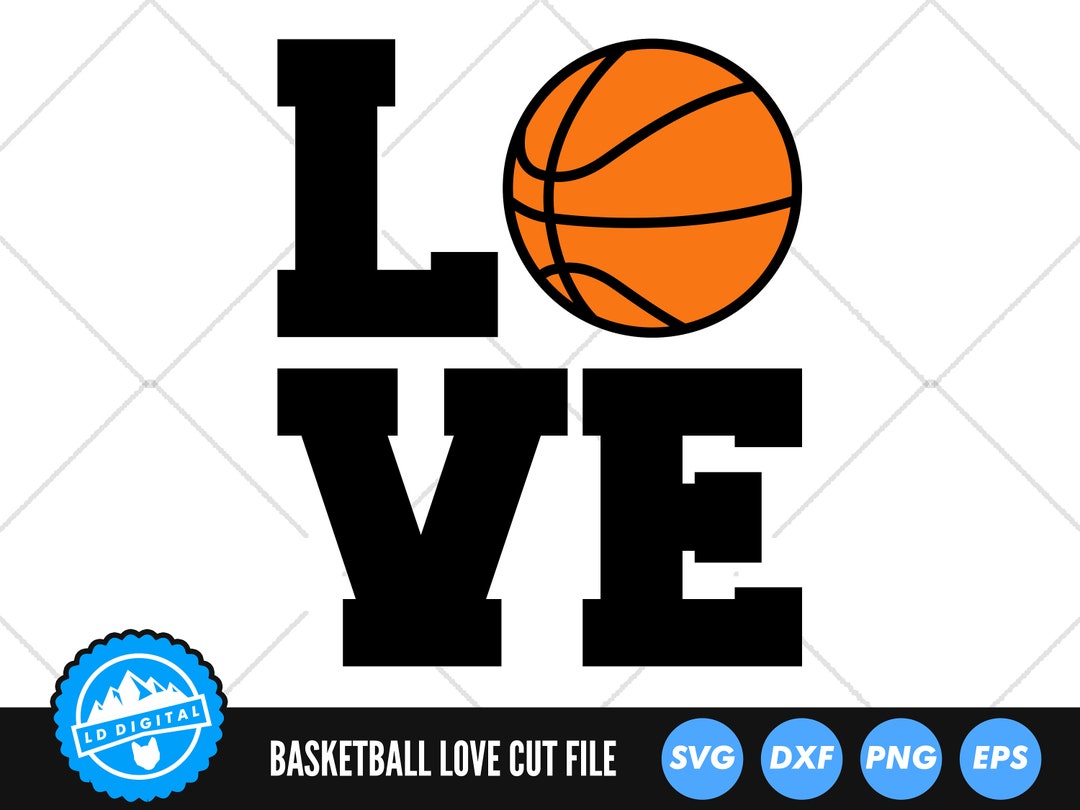 Basketball Stacked Love SVG Files | Basketball Mom Cut Files ...