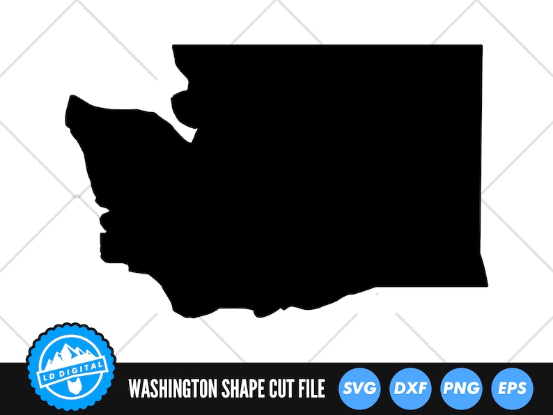 Washington State SVG Files | Washington Silhouette Cut Files | United ...