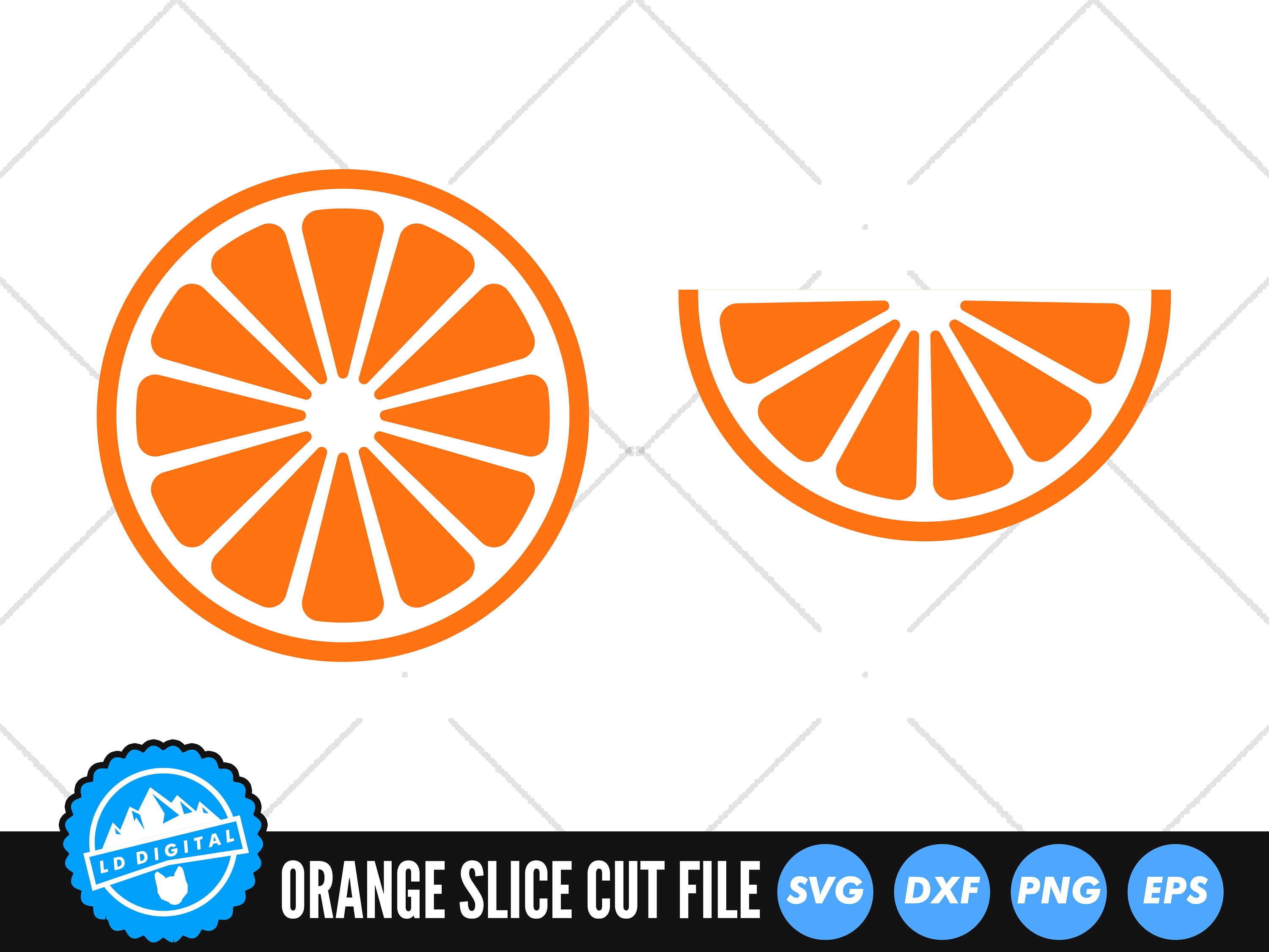 Orange Slice SVG Files Kawaii Fruit SVG Cut Files Orange - Etsy Canada