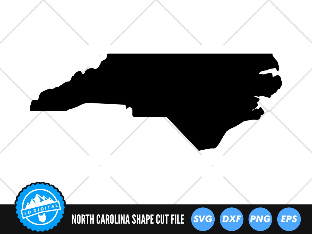North Carolina State SVG Files | North Carolina Silhouette Cut Files ...