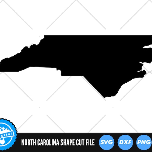 North Carolina State SVG Files North Carolina Silhouette Cut - Etsy Ireland