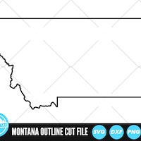 Montana Outline SVG Files, Montana Cut Files, United States of America ...