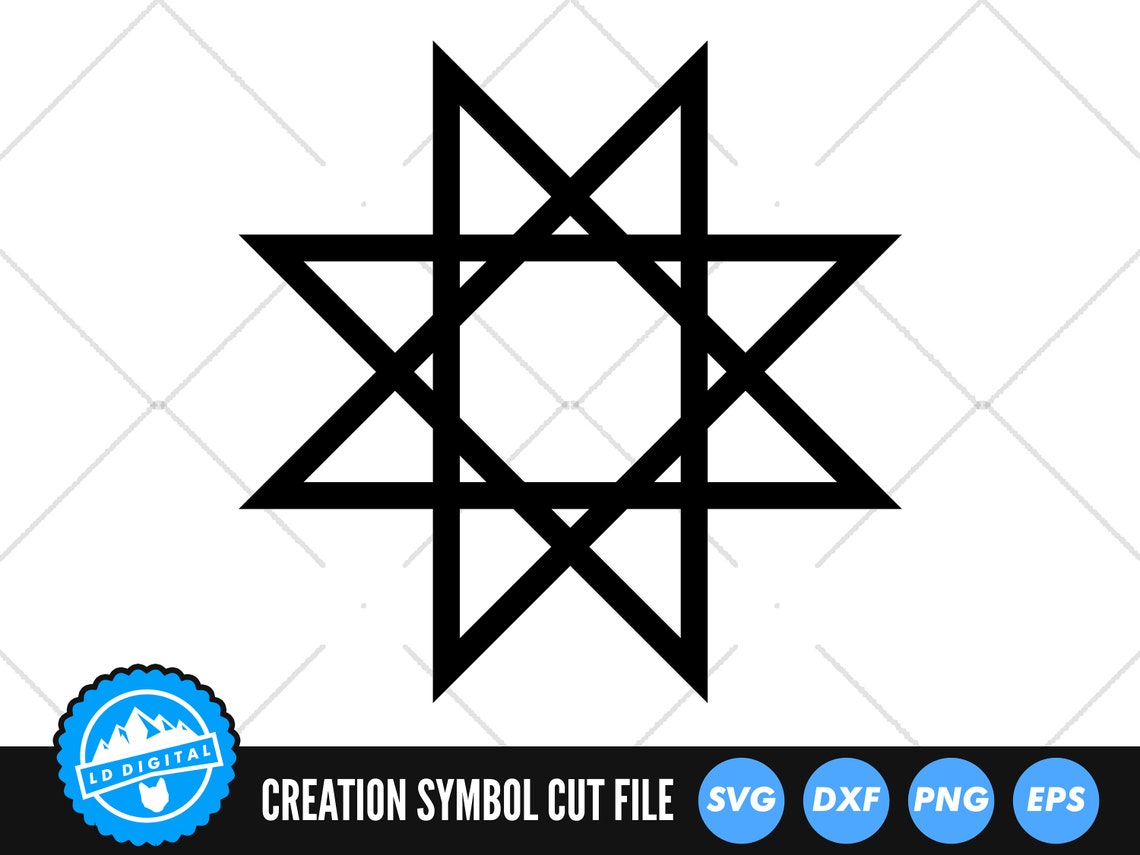 Creation Symbol SVG Files Alchemy Symbol SVG Cut Files Sacred Geometry ...
