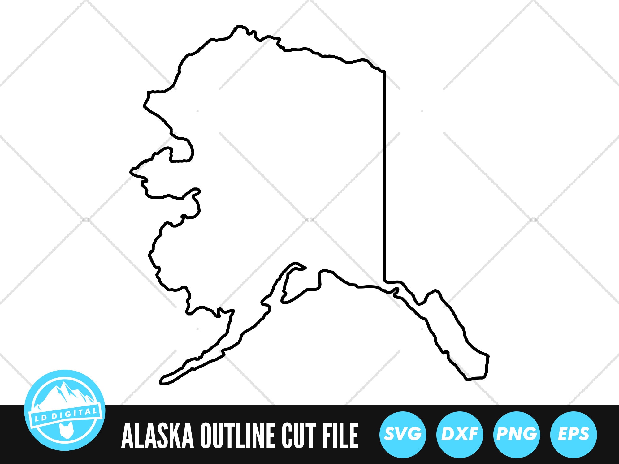 Alaska Clip Art Alaska Clip Art Etsy