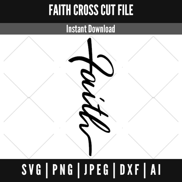 Faith Svg Files - Etsy