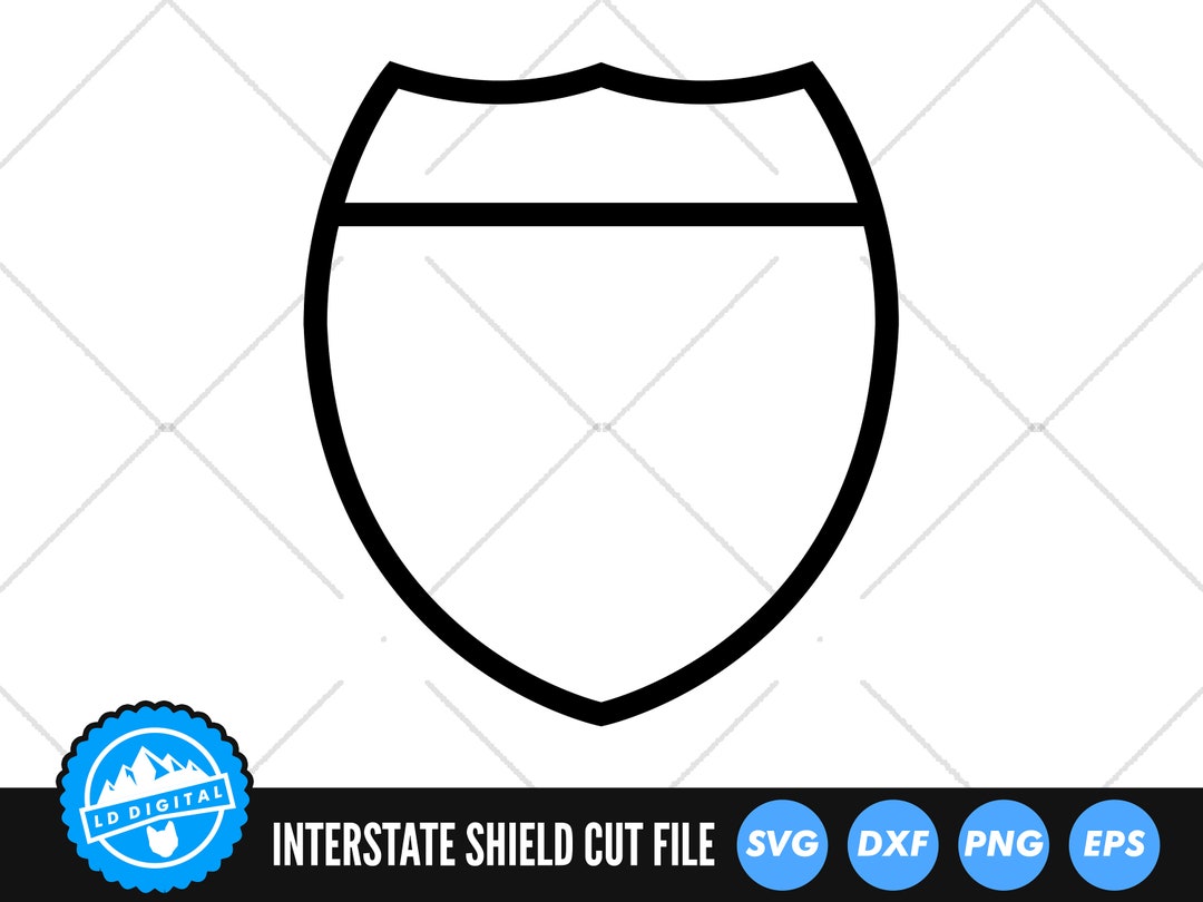 Interstate Shield SVG Files | Route Marker Cut Files | Highway Shield ...