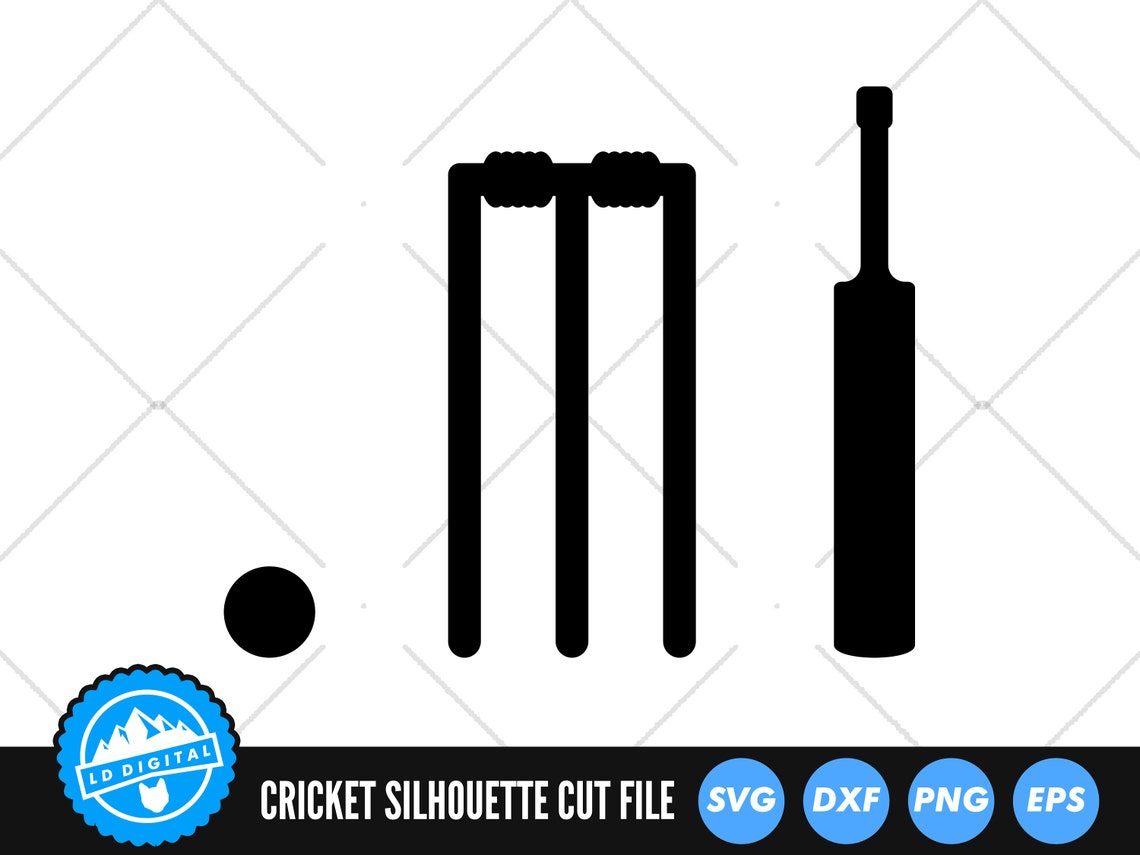 Buy Cricket SVG Files | Cricket Stumps SVG Cut Files | Cricket Ball ...