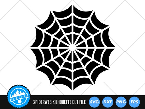 Spiderweb SVG Files Spider Web Cut Files Halloween SVG - Etsy