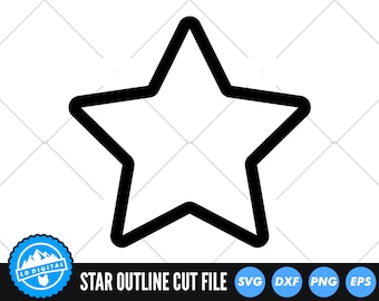 Star SVG Files | Star Outline SVG | Star Cut File | Star Vector Files ...
