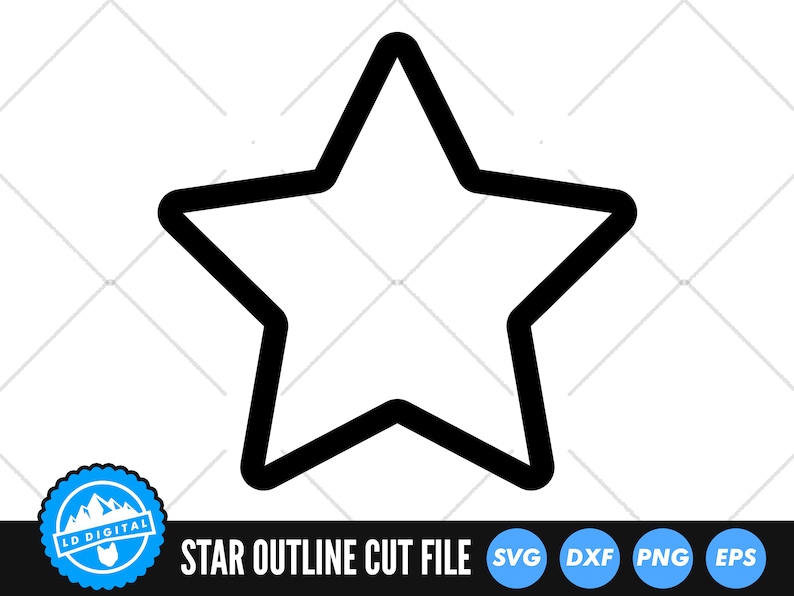 Star SVG Files | Star Outline SVG | Star Cut File | Star Vector Files ...