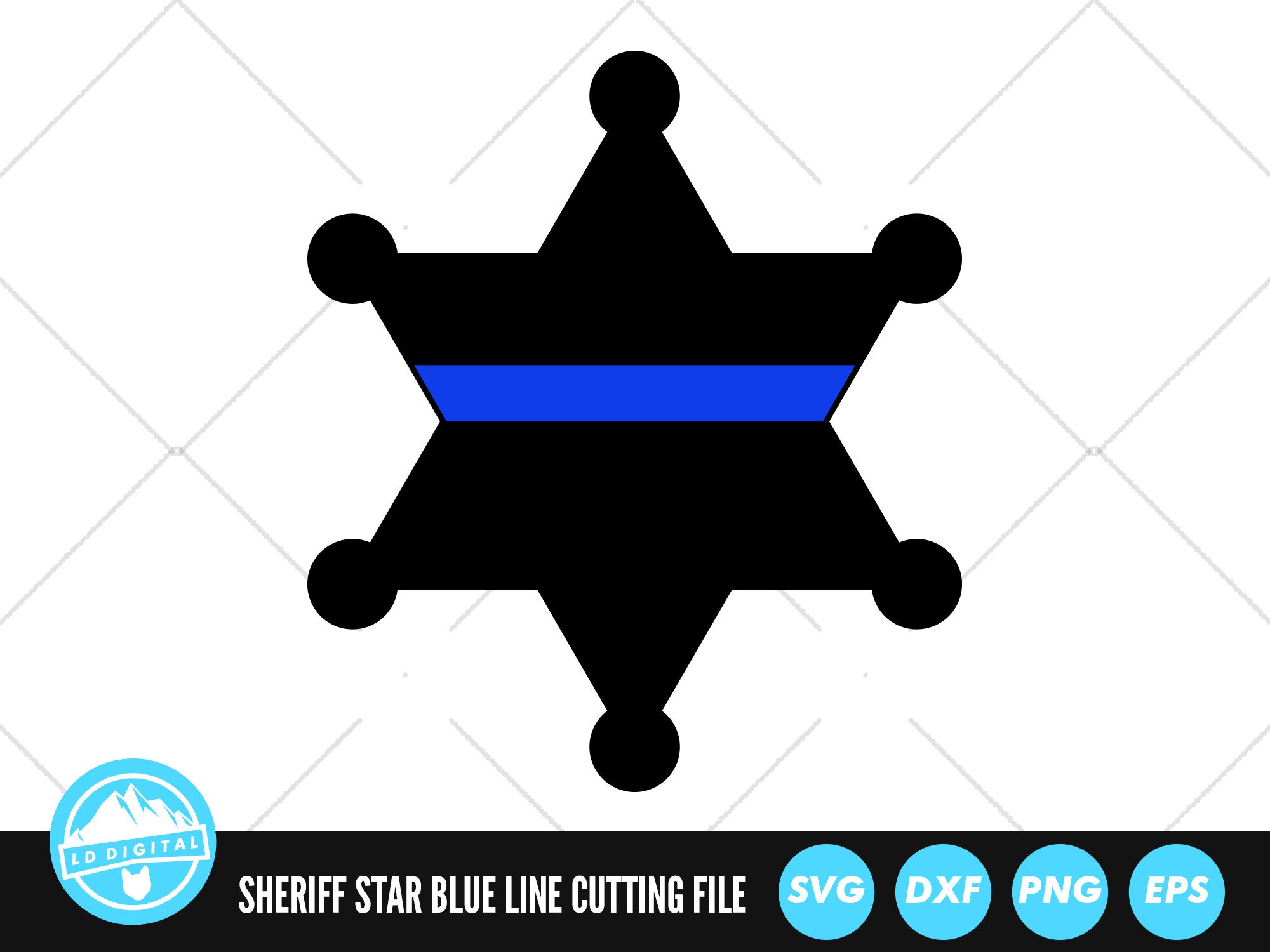 Craft Supplies & Tools Scrapbooking SVG File Instant Download 6 point ...