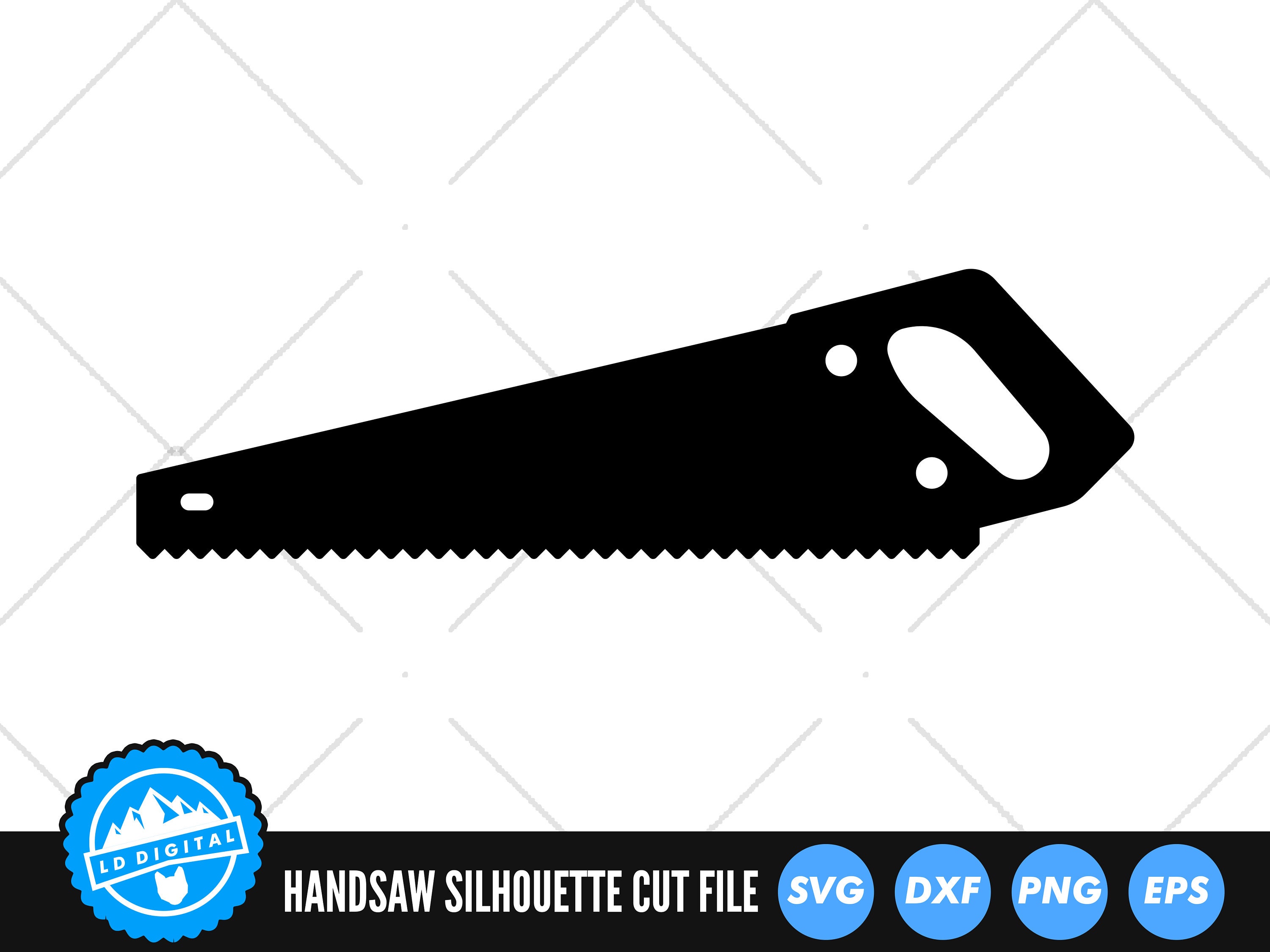 Handsaw SVG Files | Hand Saw Silhouette SVG Cut Files | Carpenters ...