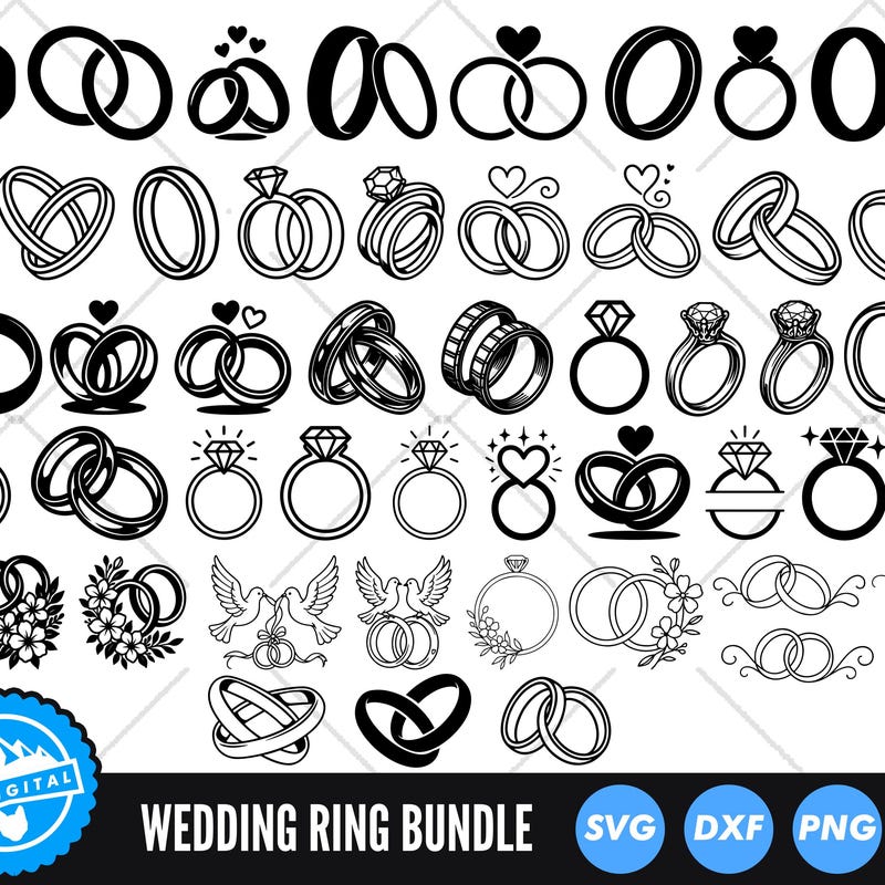 Patterned Ring Wedding - Etsy