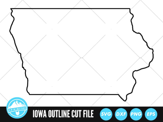 Iowa State Outline Image