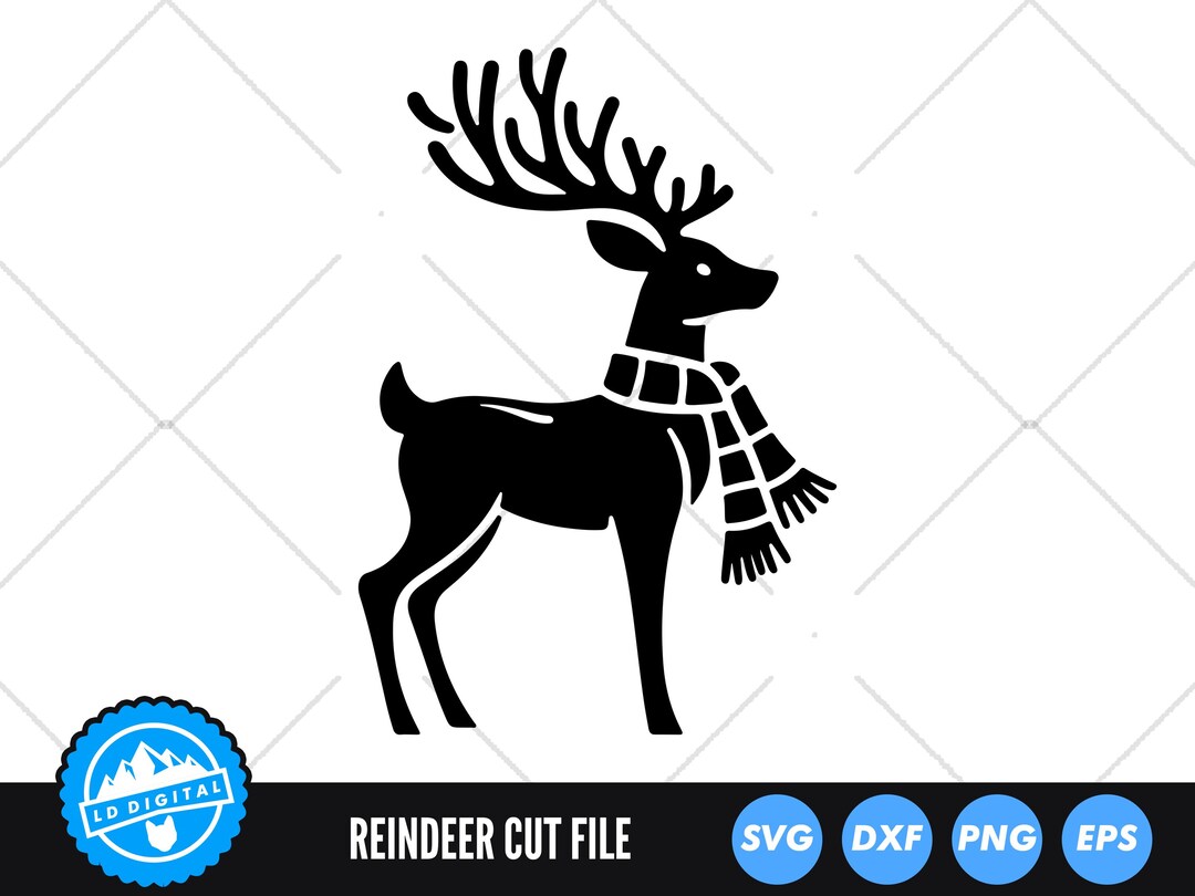Reindeer SVG Files | Christmas SVG Cut Files | Reindeer Silhouette ...