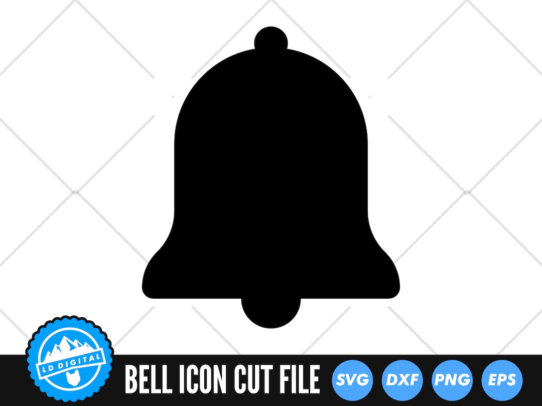 Bell Notification SVG Files | Alarm Bell SVG Cut Files | Bell Icon ...