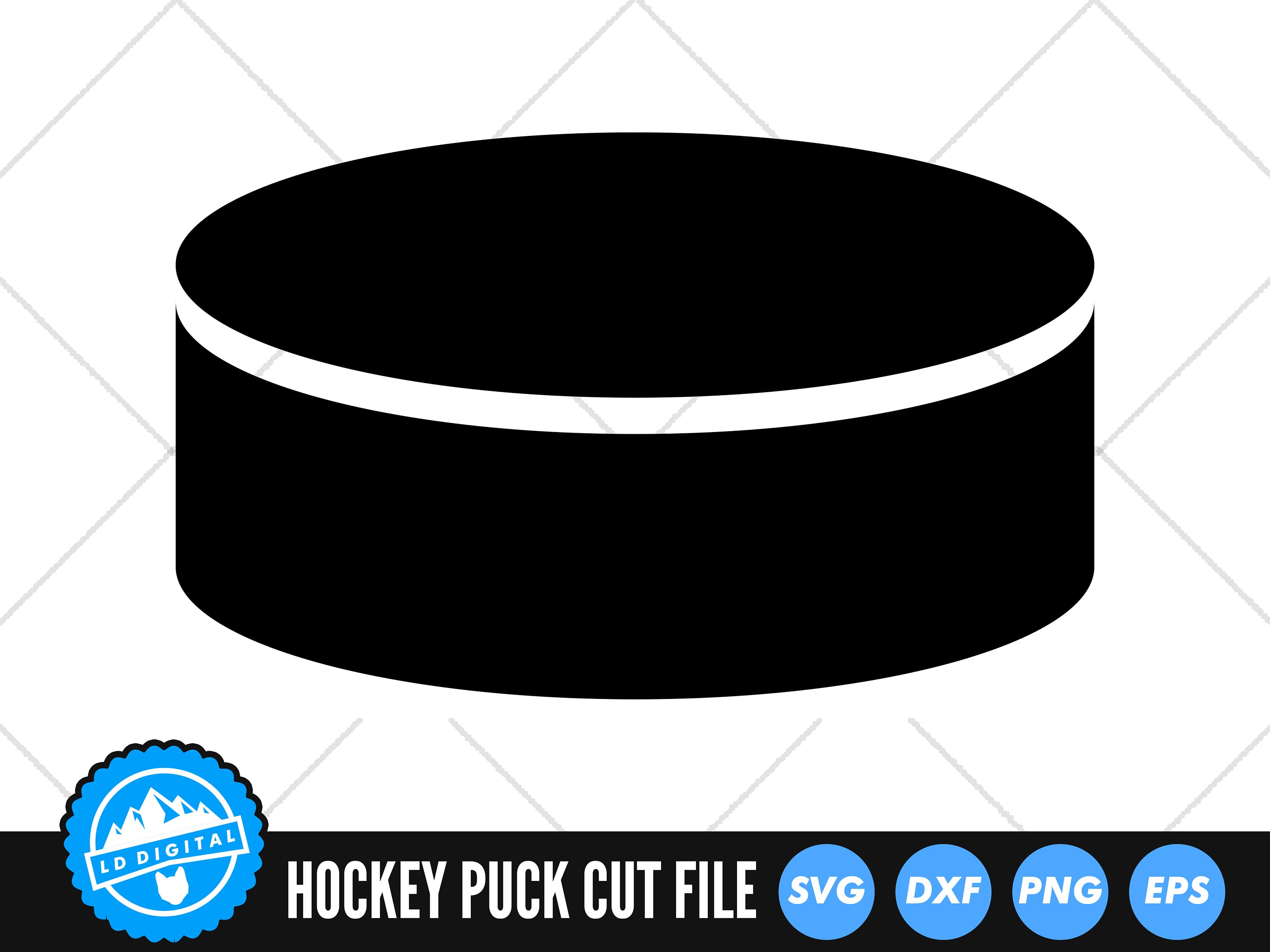 Hockey Puck Silhouette