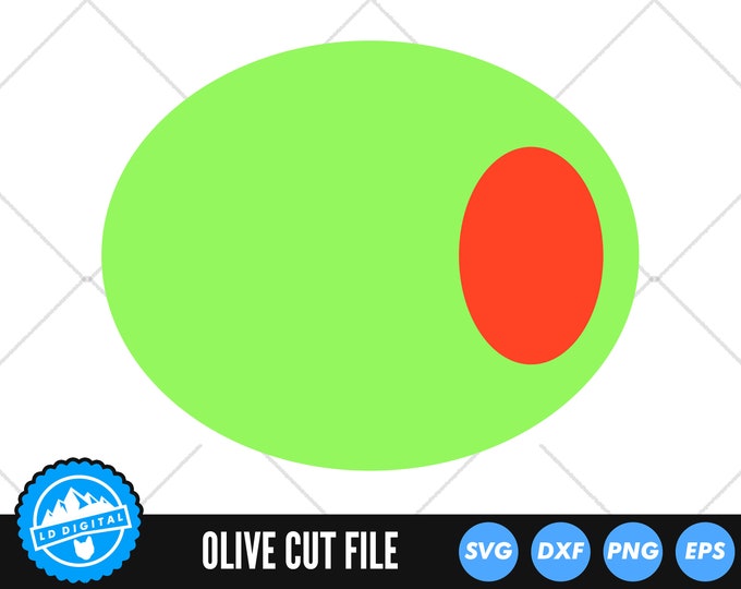 Olive SVG, Olive Clipart, Olive Files for Cricut, Olive Cut Files for ...