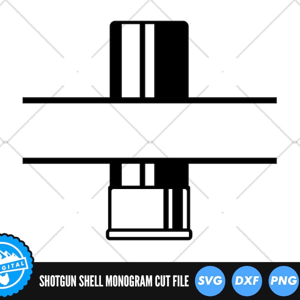 Shell Monogram Svg - Etsy