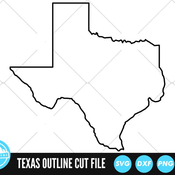Texas Outline - Etsy