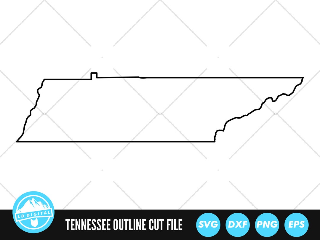 Tennessee Outline SVG Files | Tennessee Cut Files | United States of ...