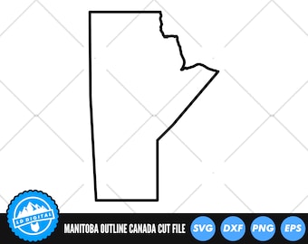 Manitoba Outline SVG Files, Manitoba Cut Files, Canadian Provinces ...