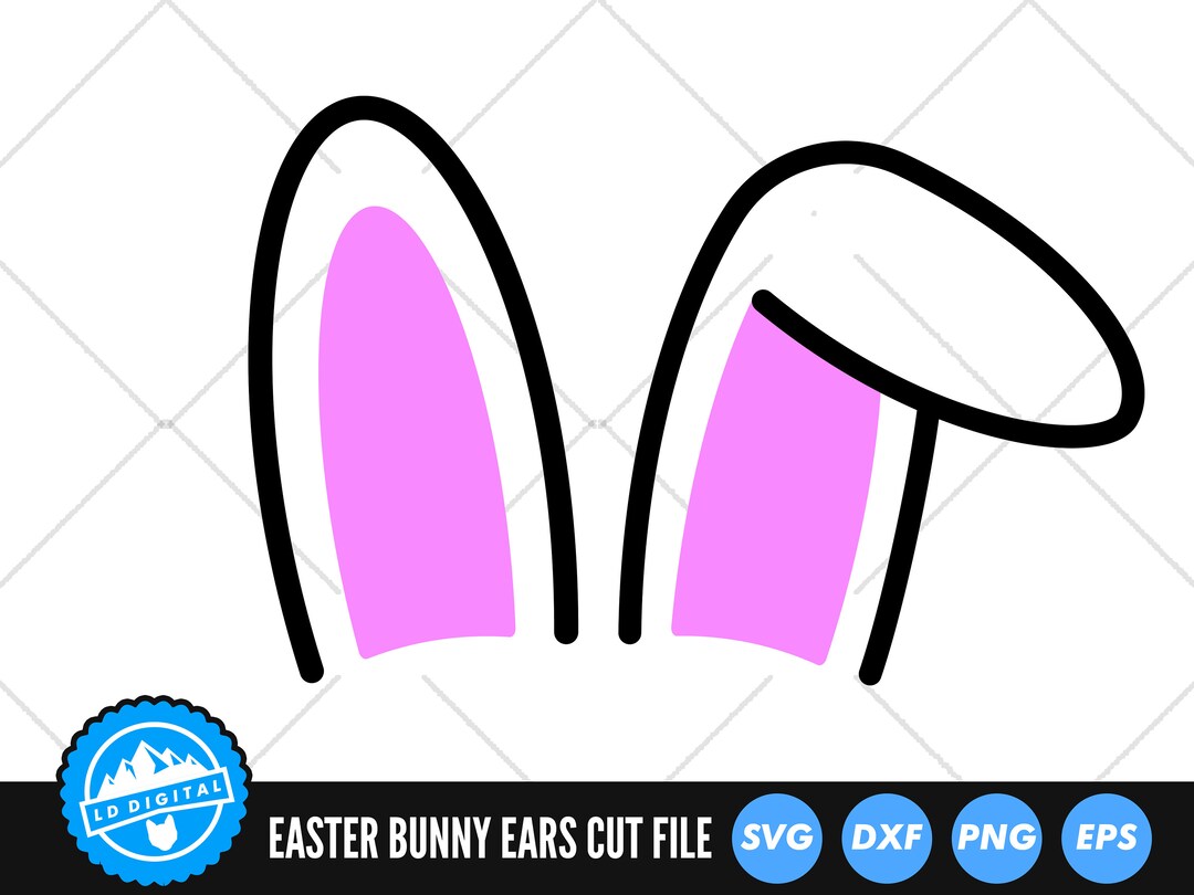 Bunny Ears SVG Files | Easter SVG Cut Files | Rabbit Ears Vector Files ...