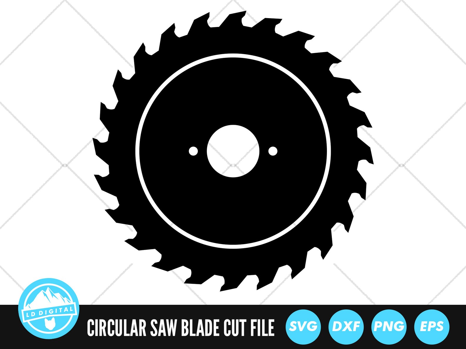 Saw Blade SVG Files | Circular Saw Blade Cut Files | Table Saw Blade ...
