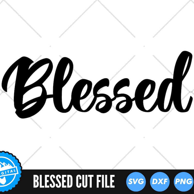 Blessed Svg - Etsy