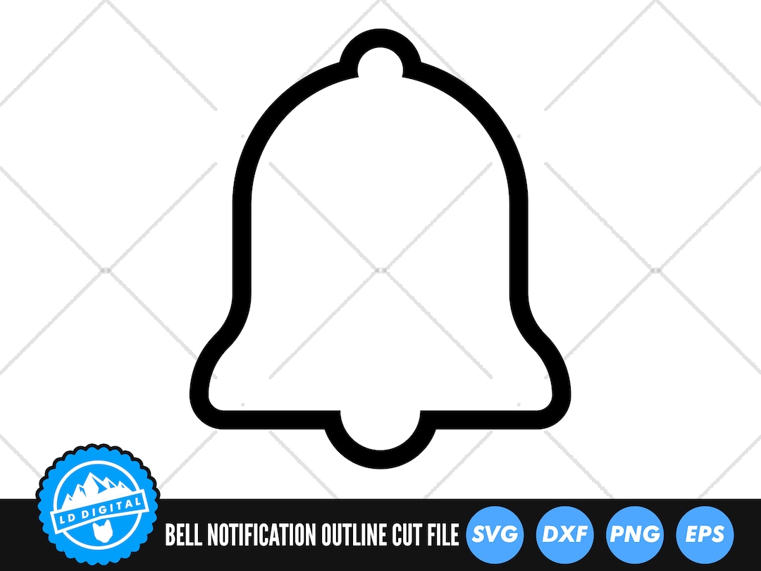 Bell Notification SVG Files | Alarm Bell SVG Cut Files | Bell Icon ...