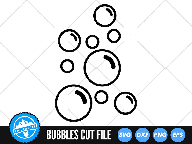 Bubble SVG Files | Bubbles Cut Files | Bath SVG Vector Files | Soap ...