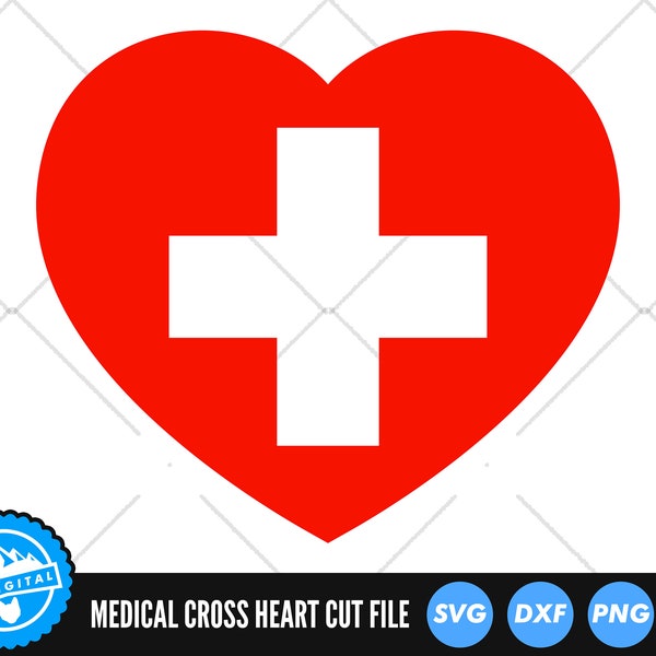 Medical Cross Stethoscope Svg - Etsy