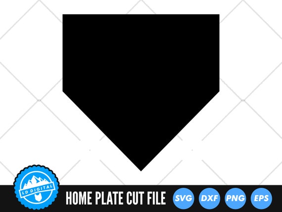 Home Plate SVG Baseball Home Plate Cut Files Home Plate - Etsy