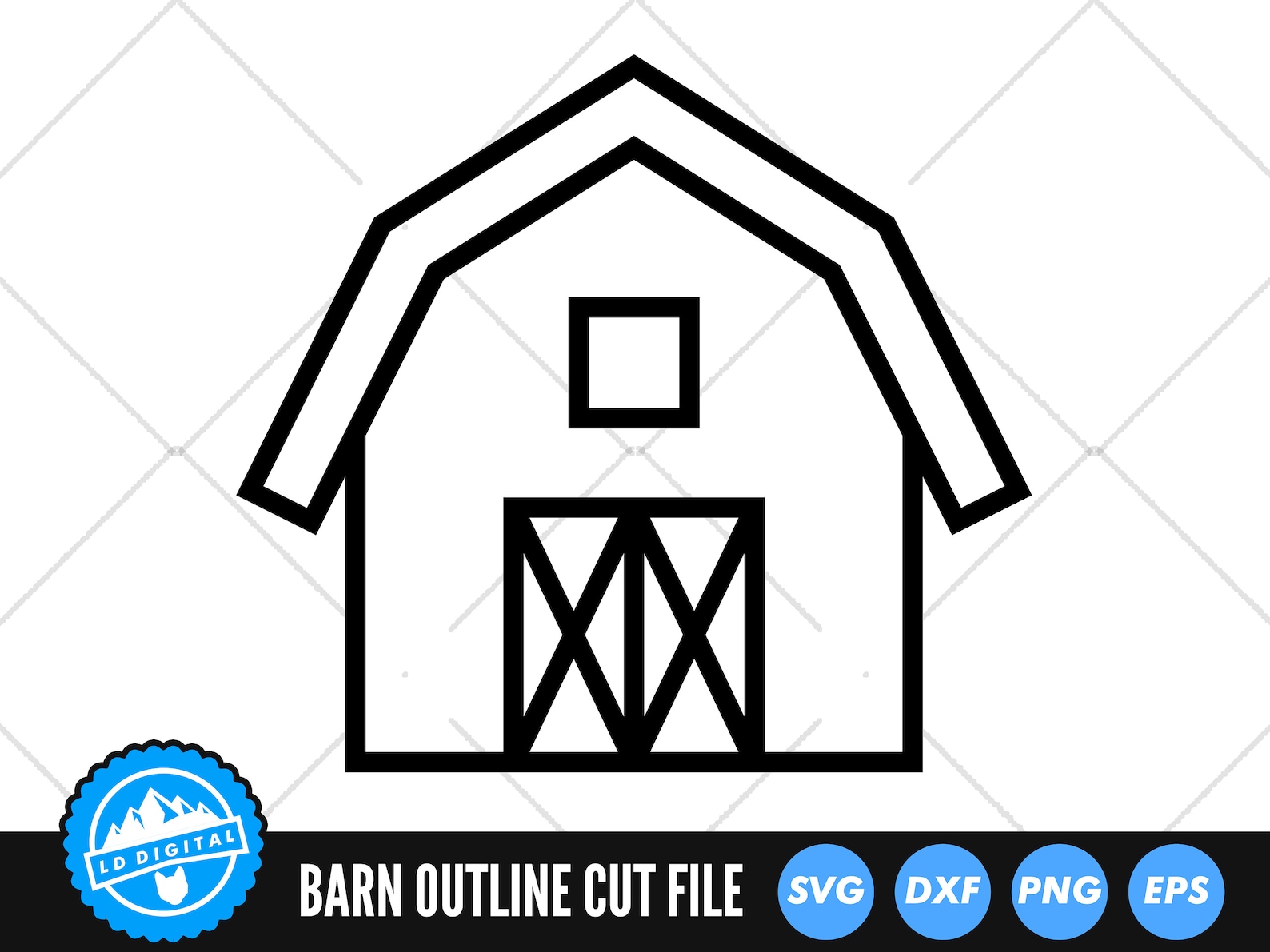 Barn SVG Files | Barn Outline SVG Cut Files | Farm Vector Files | Farm ...