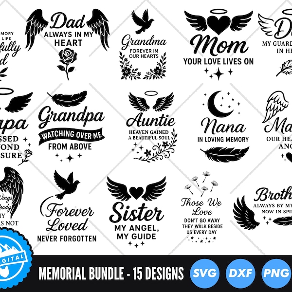 Memorial Svg - Etsy Canada