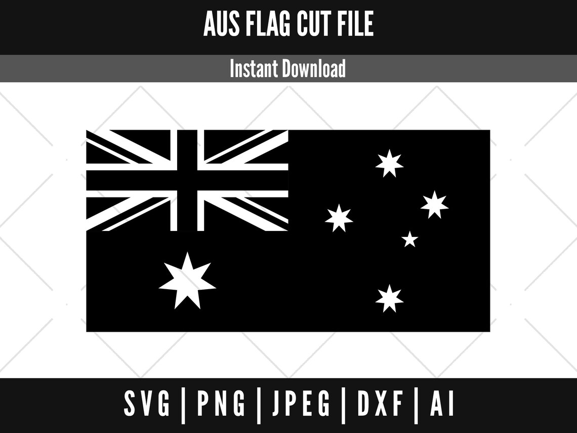 AUS Flag Cut File | Australia Flag | Australia Day | January 26th ...