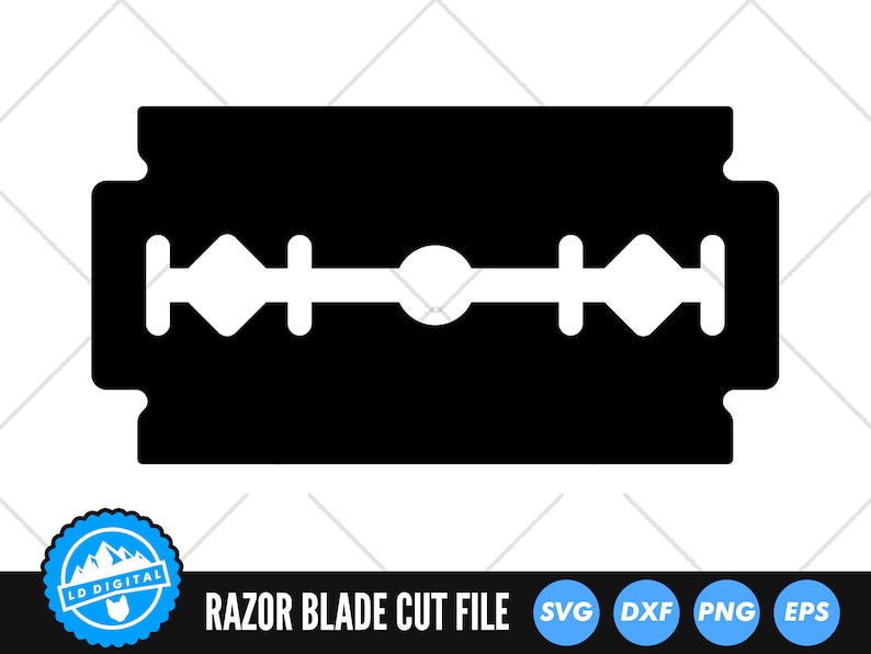 Razor Blade SVG Files | Barber Shop SVG Cut Files | Shaving Razor ...