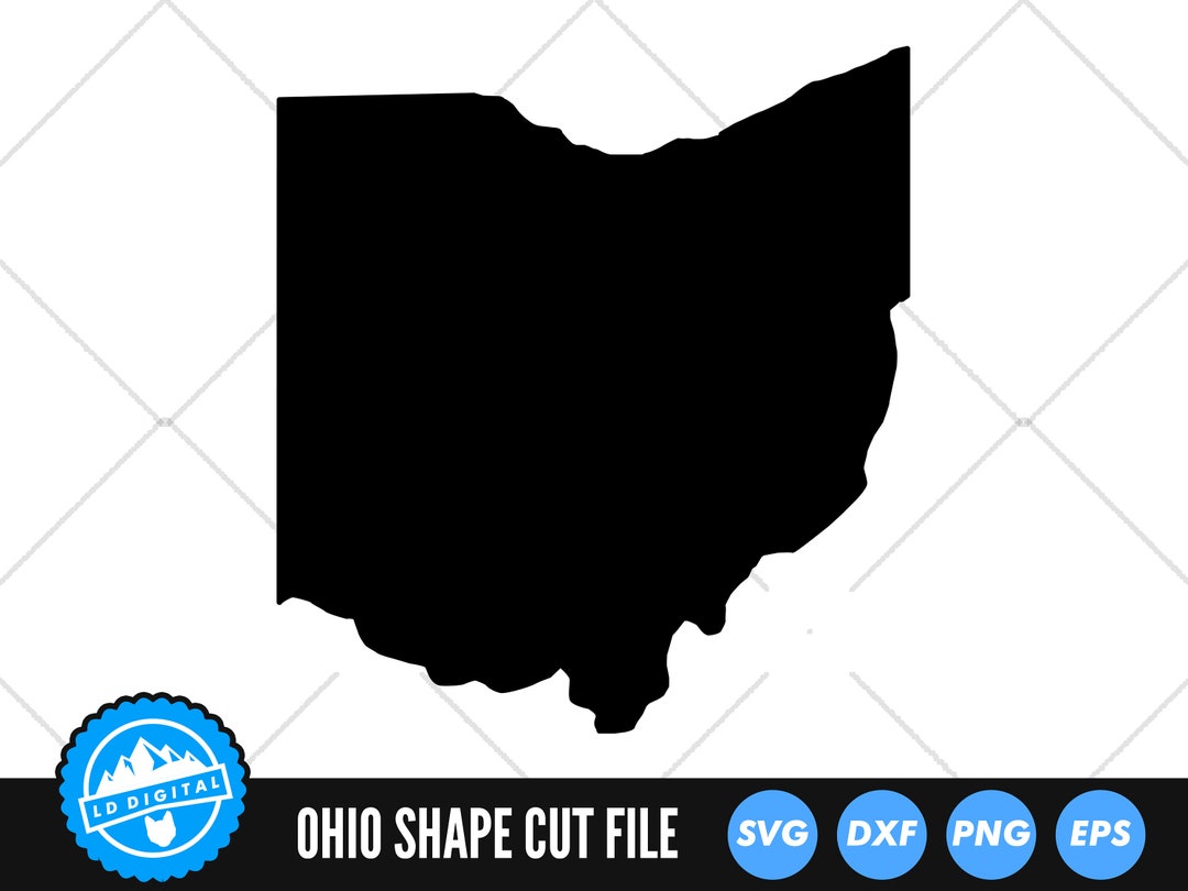 Ohio State SVG Files | Ohio Silhouette Cut Files | United States of ...