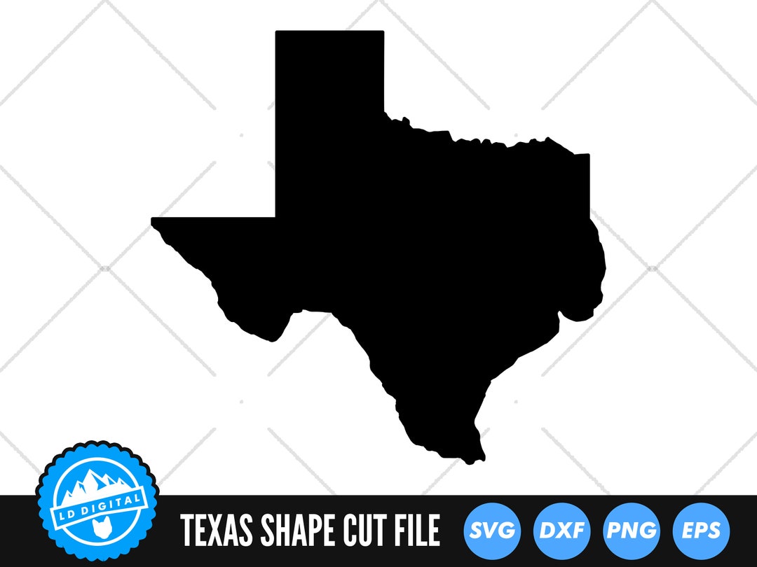 Texas State SVG Files | Texas Silhouette Cut Files | United States of ...