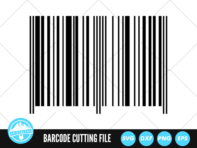 Barcode SVG Files | Plain Barcode Cut Files | Barcode Vector Files ...