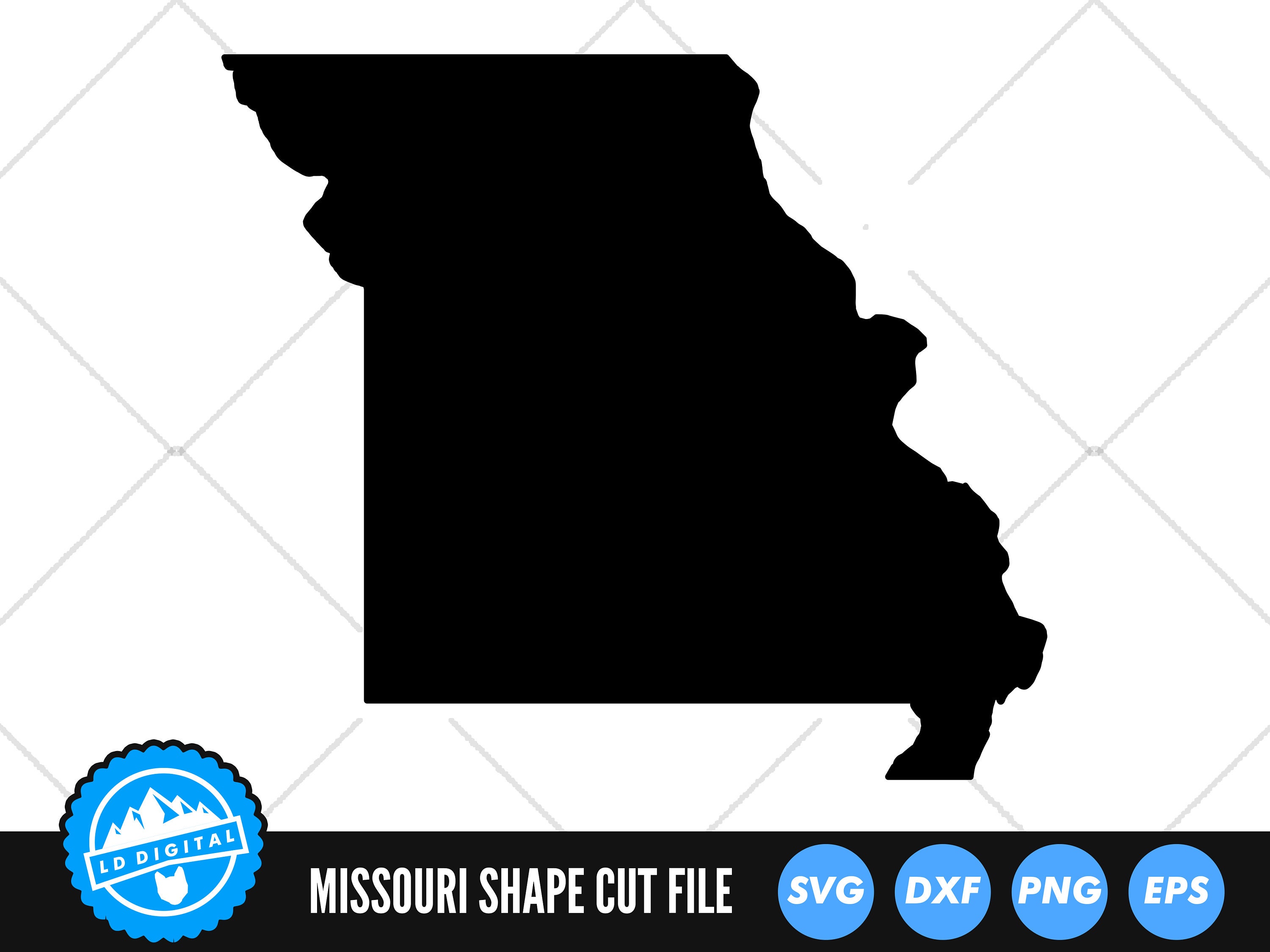 Papercraft Embellishments Missouri SVG Missouri State Flag SVG svg cut ...